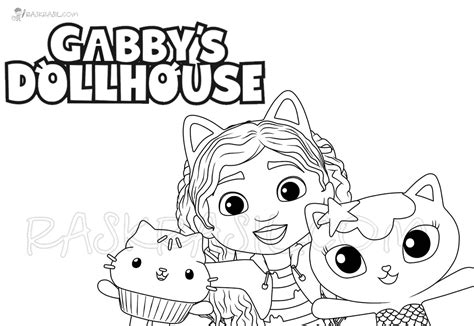Coloriages De La Maison De Poup E De Gabby Coloriages Pour Enfants Et