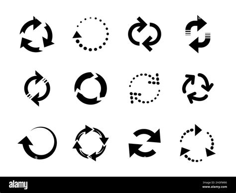 Reload Arrows Circle Arrow Connect Or Recycle Digital Icons