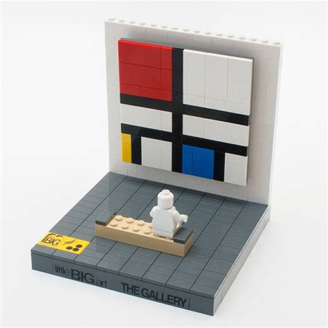 Build Your Own Art LEGO Gallery Model Mondrian Rothko Warhol Hirst