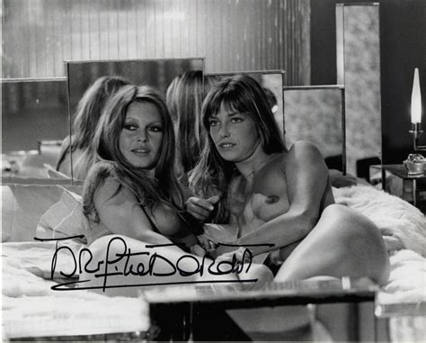 Brigitte Bardot Signed Photo Don Juan ou Si Don Juan était une