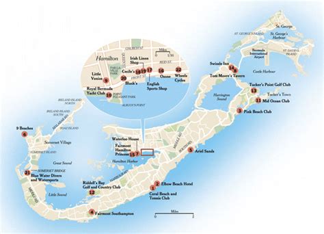 Large Detailed Road And Travel Map Of Bermuda Bermuda Large Detailed