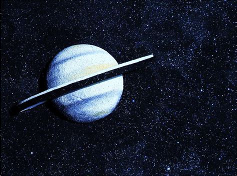 Saturn Planet Painting At PaintingValley Explore Collection Of