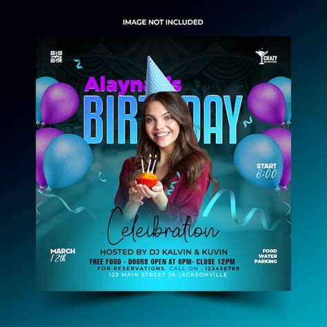 Miglia Ali Fittizio Happy Birthday Poster Ideas Procedura Guidata