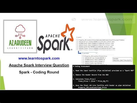 Apache Spark Interview Questions And Answer Spark Coding Assessment