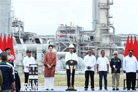 Presiden Resmikan Proyek Strategis Tangguh Train 3 Di Teluk Bintuni