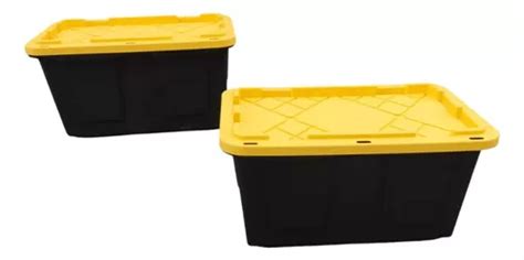 Caja Plástico Uso Rudo Almacenamiento 2pz Greenmade 102 Lt Meses sin