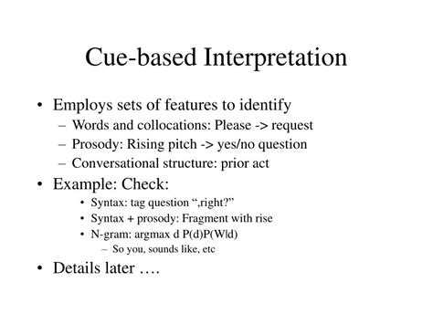 ppt dialogue act tagging powerpoint presentation free download id 3558735