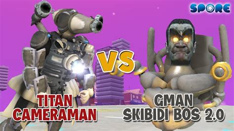 Titan Cameraman Vs Gman Skibidi Toilet Boss Titan Cameraman Vs