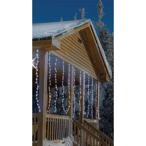 Curtain 220 LED Outdoor Lights 2x1m Cold White IP44 Falling Water