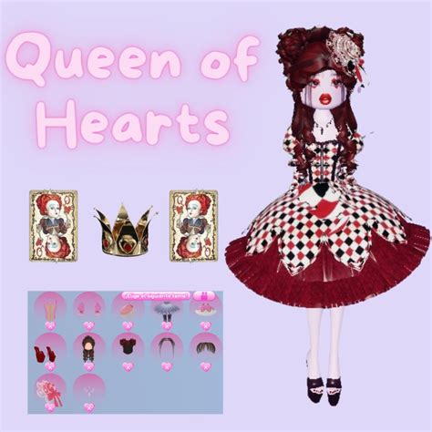 Dress To Impress Queen Of Hearts In 2024 Dress To Impress Cosplay