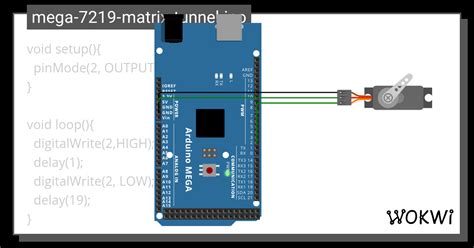 Mega 7219 Matrix Tunnel Ino Copy Wokwi ESP32 STM32 Arduino Simulator