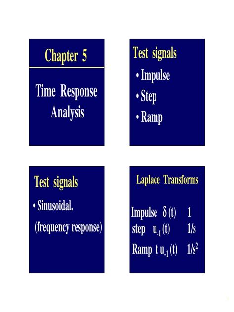 time response analysis test signals pdf sine trigonometric functions