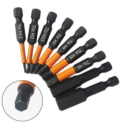 Ensemble De Bits De Tournevis Hexagonaux Faciles Utiliser Avec Tige