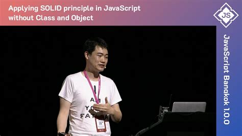 applying solid principle in javascript without class and object chakrit likitkhajorn youtube
