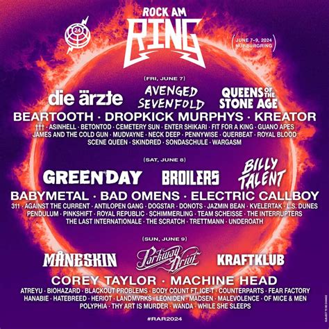 Rock Am Ring Line Up Lenka Nonnah