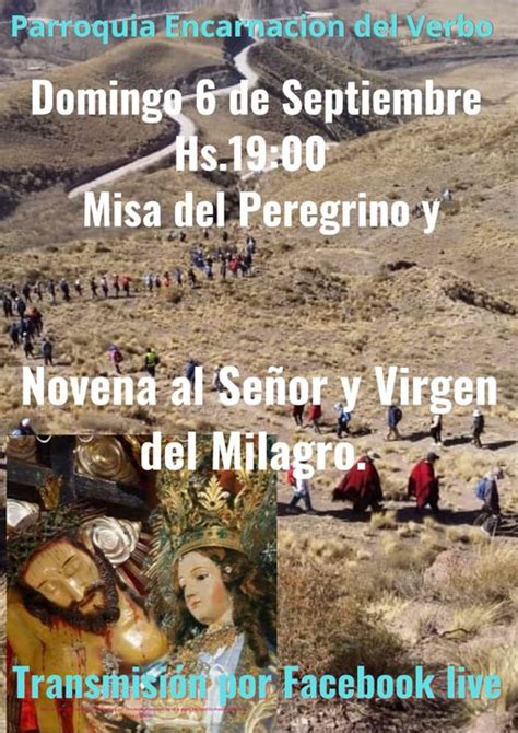 Novena en honor al Señor y Virgen del Milagro en Parroquia Encarnación