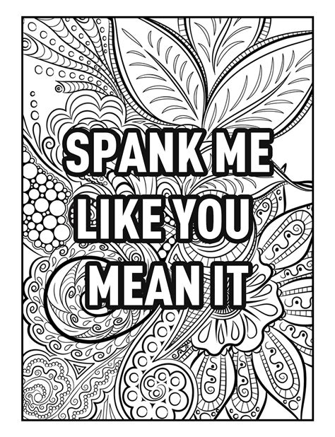 Printable Dirty Coloring Book