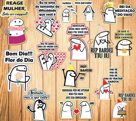 Topos De Bolo Flork Meme Digital Produtos Elo7