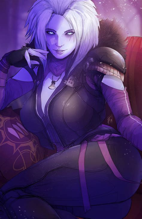 Rule 34 1girls Artist Request Ass Awoken Big Ass Big Breasts Blue Body Blue Eyes Blue Skin