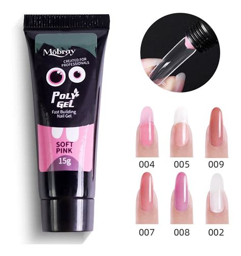 Polygel Uñas Kit Esmalte De Uñas Set 17 Piezas Cuotas sin interés
