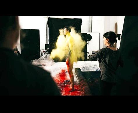 Semi Naked Cristiano Ronaldo Gets Covered In Paint For New Underwear