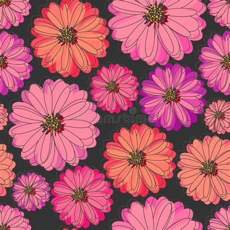 Fondo Incons til Del Modelo De La Flor Ilustración del Vector