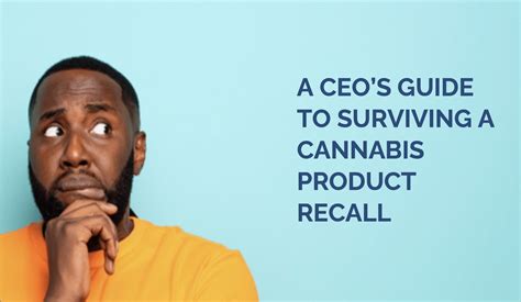 Cannabis Recall Crisis Plan Special Report