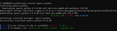 how to install opencv contrib python geeksforgeeks