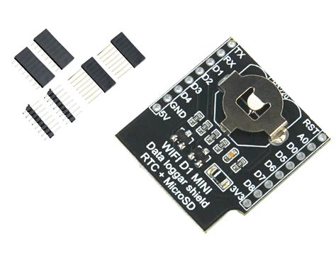 Shield Data Logger RTC DS1307 Para Wemos D1 Mini Usinainfo