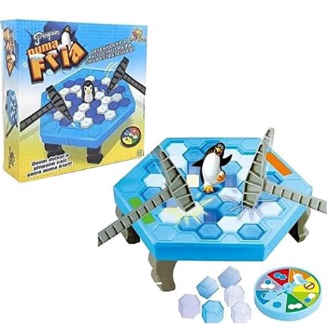 Jogo Pinguim Game Quebra Gelo Brinquedo Interativo Shopee Brasil