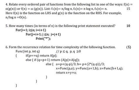 solved 4 relate every ordered pair of functions from the