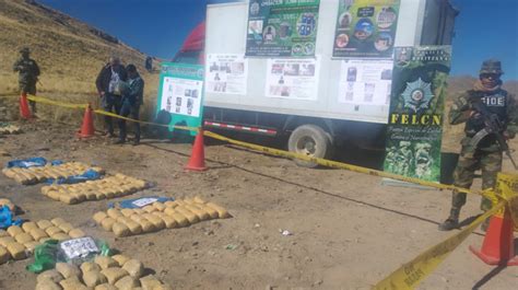 En cinco días FELCN secuestró media tonelada de droga en Oruro ANF