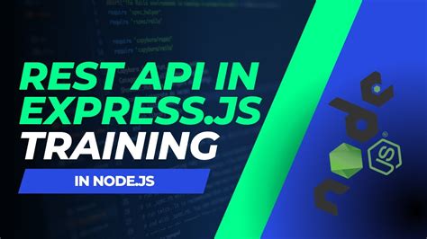 How To Create A Rest Api With Express Js In Node Js Codedot Youtube