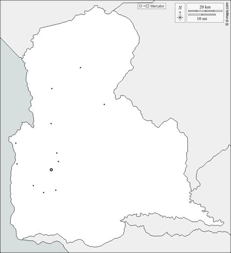 Táchira Mapa gratuito mapa mudo gratuito mapa en blanco gratuito