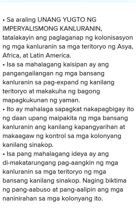 Karagdagang Gawain ARALIN 3 II Panuto Kumpletuhin Ang Mga Pahayag Sa