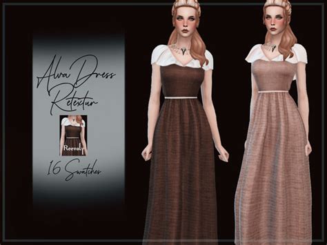 The Sims Resource Alva Dress Retextur Mesh Needed