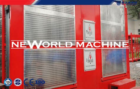 NEWORLD SS100 Construction Material Hoist 1 Ton Each Lifting Capacity