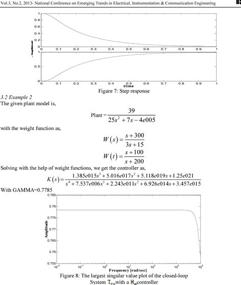 figure 2 from design and analysis of robust h infinity controller semantic scholar