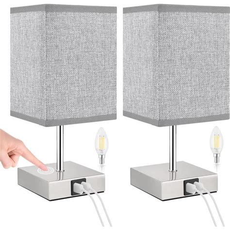 Lampe De Chevet Tactile 3 Intensité Lampe De Table Dimmable Led 2