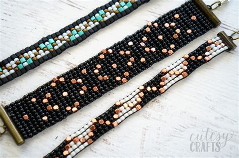 Free Bead Loom Patterns Bracelet Ideas Cutesy Crafts