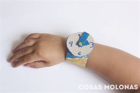 Reloj De Pulsera De Carton Reciclado Cosas Molonas