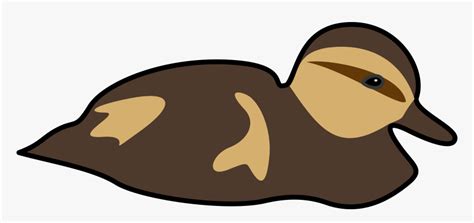 Swimming Duckling Svg Clip Arts Duck Swimming Png Transparent
