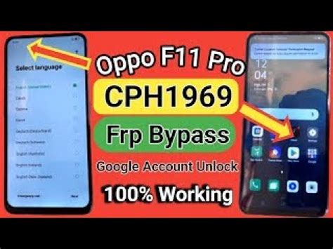 Oppo F Pro Frp Bypass Without Pc Cph Model Google Account Unlock