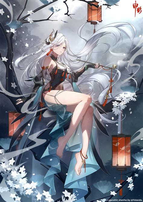 Fondos De Pantalla Genshin Impact Obra De Arte Shenhe Genshin Impact Anime Chicas Anime