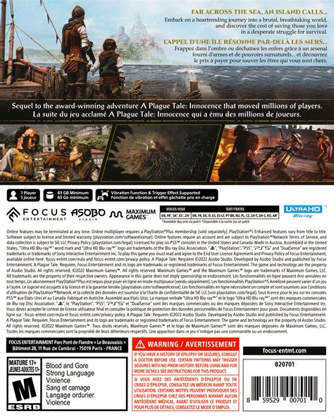 A Plague Tale Requiem Cloud Version Box Shot For Nintendo Switch
