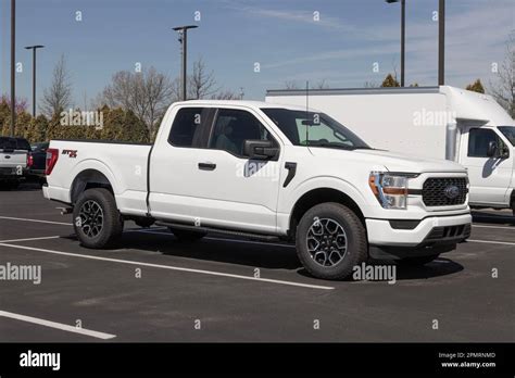 Zionsville Circa April 2023 Ford F 150 Display At A Dealership The