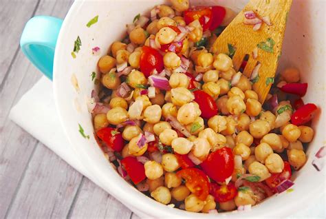 Garbanzo Bean Salad Recipe 3 Points LaaLoosh