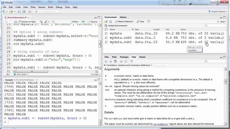 Basic Data Analysis In RStudio YouTube
