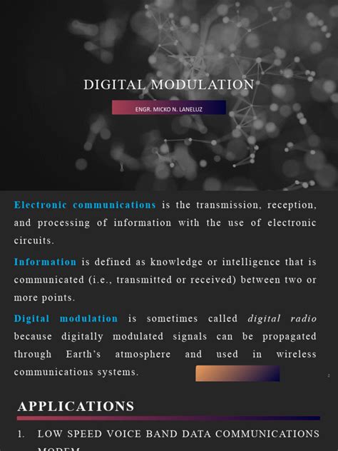 digital modulation pdf modulation digital signal