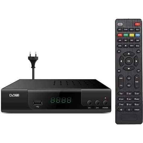 Decodeur TNT Décodeur Dvb t2 H 265 HEVC Full HD 1080P Récepteur